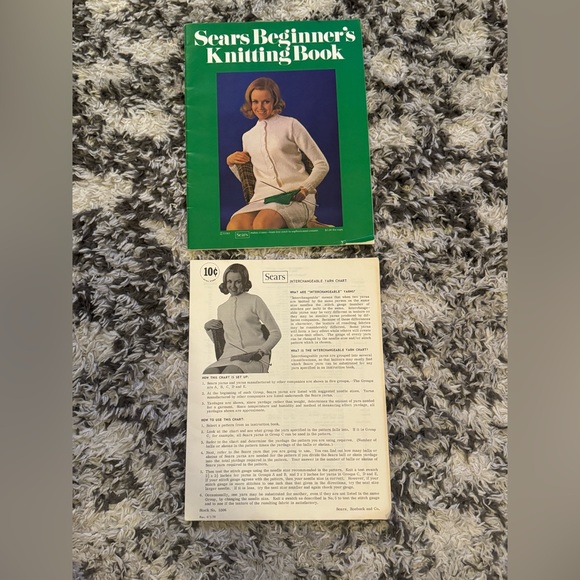 Sears | Other | Vintage Sears Beginners Knitting Book | Poshmark
